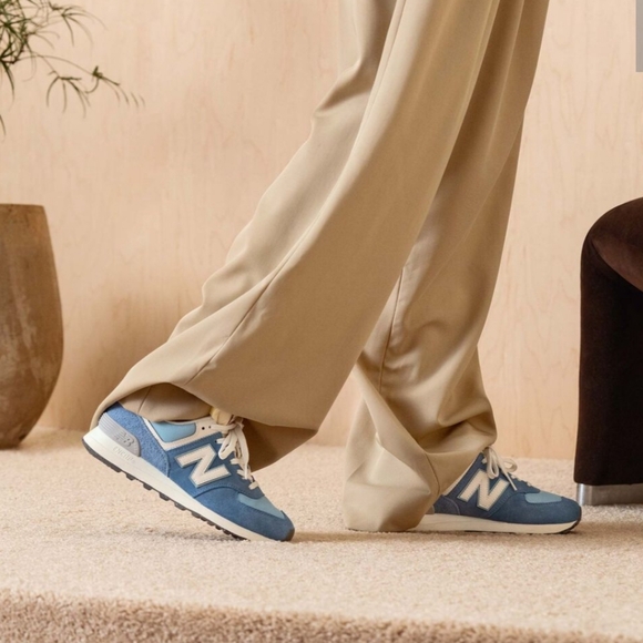 New Balance | Shoes | New New Balance Light Blue 574 Sneakers Size 8 ...